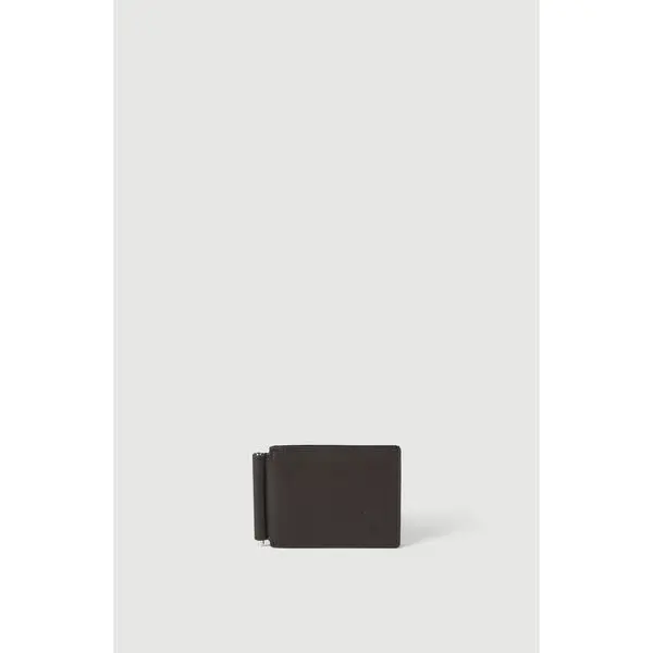 Brunello Cucinelli Smooth Calfskin Money Clip Wallet