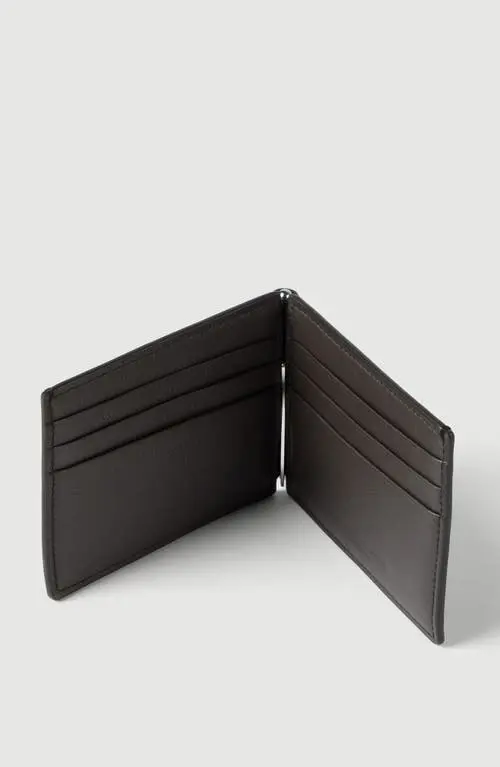 Brunello Cucinelli Smooth Calfskin Money Clip Wallet