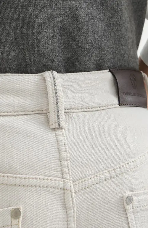 Brunello Cucinelli Loose Barrel Trousers - Panama