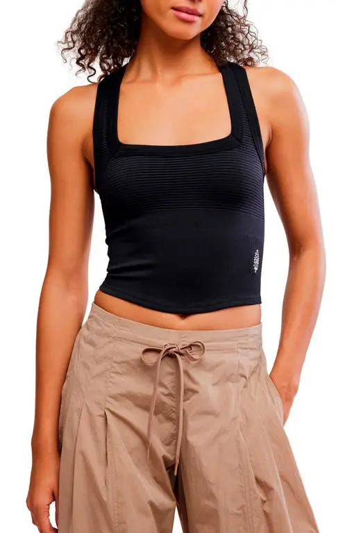 Free People New Heights Performance Cami - Black