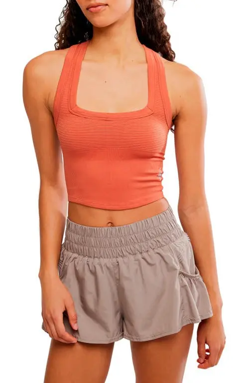 Free People New Heights Performance Cami - Fired Clay