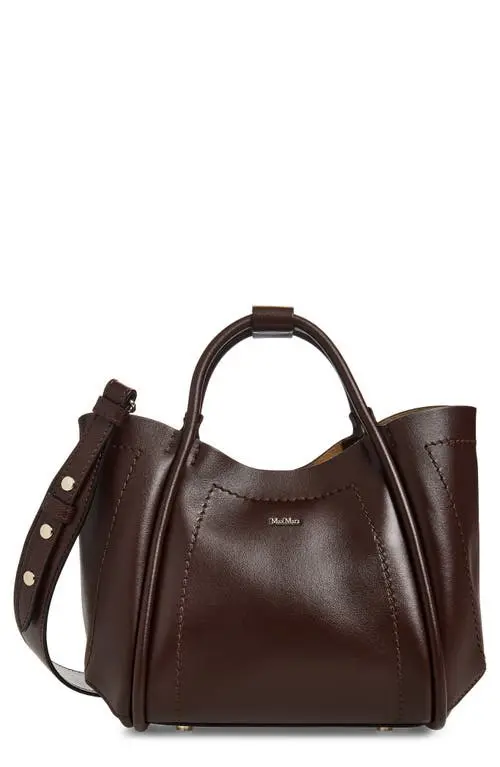 Max Mara Marin Leather Crossbody Bag - Brown
