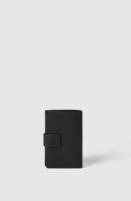 Brunello Cucinelli Brushed Leather Wallet With Zipper
