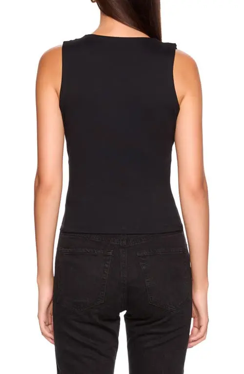 Susana Monaco Wired Deep V-neck Tank
