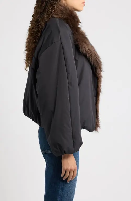 Kobi Halperin Nikki Faux Fur Collar Coat
