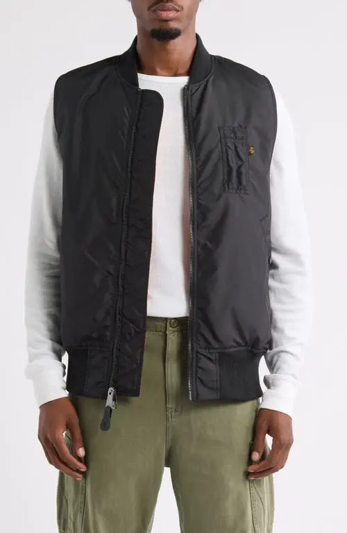 Alpha Industries Ma-1 Nylon Vest - Black