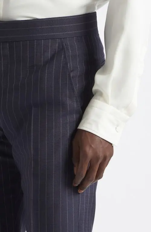 TOM FORD Chalk Stripe Silk Trousers