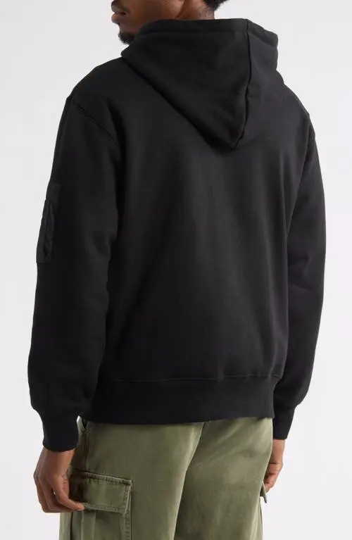 Alpha Industries Utility Pocket Hoodie - Black