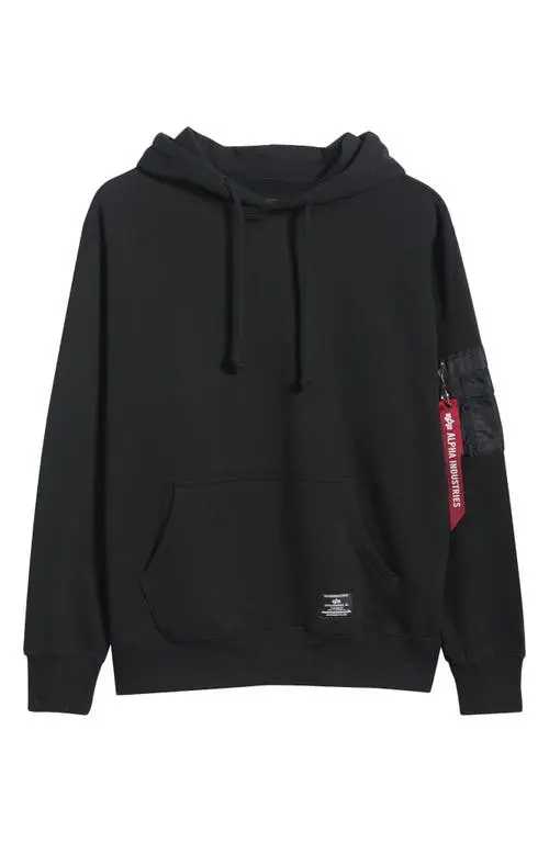 Alpha Industries Utility Pocket Hoodie - Black