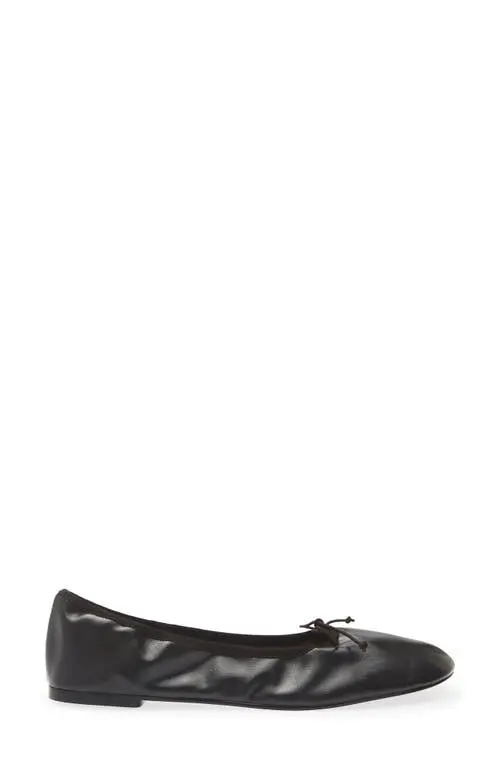 Mango Rio Faux Leather Ballet Flat