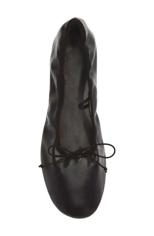 Mango Rio Faux Leather Ballet Flat