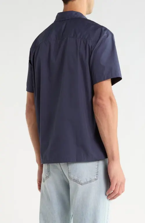 Brixton Trademark Short Sleeve Button Up Shirt