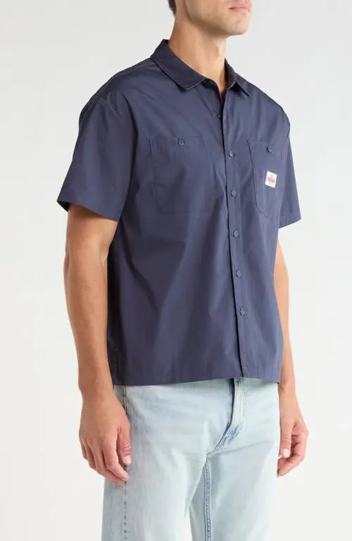 Brixton Trademark Short Sleeve Button Up Shirt