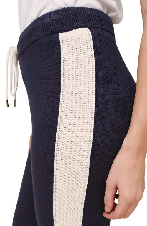 Bella Dahl Contrast Stripe Knit Joggers