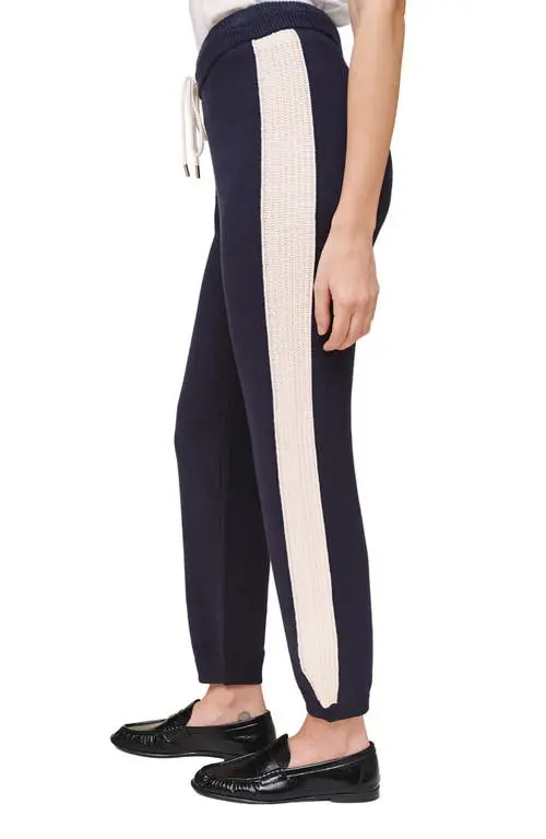 Bella Dahl Contrast Stripe Knit Joggers