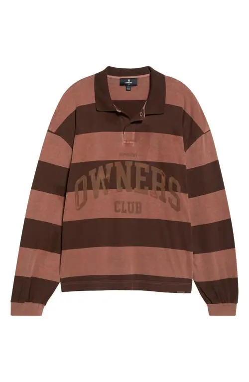 REPRESENT Owners Club Stripe Rugby Top