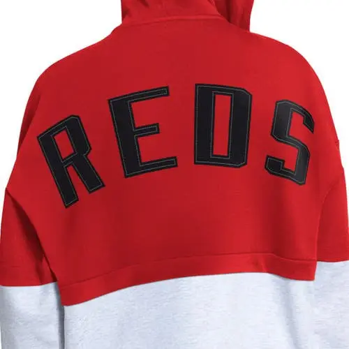 STARTER Cincinnati Reds Wishbone Full-zip Hoodie - Red