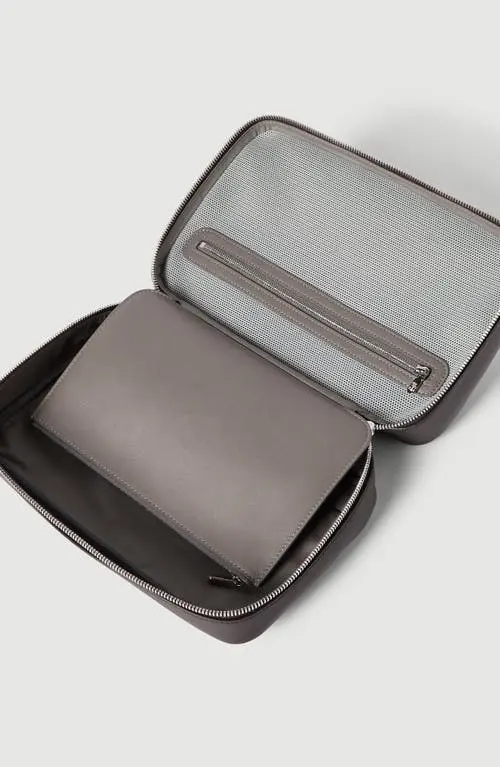 Brunello Cucinelli Smooth Calfskin Travel Beauty Case
