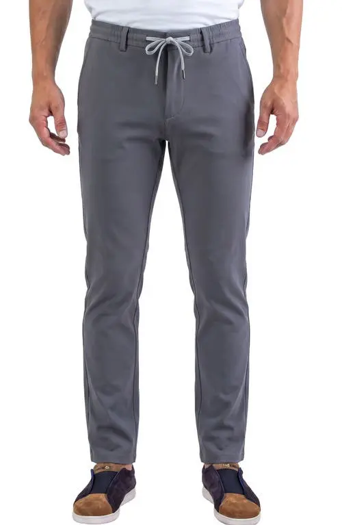 MACEOO Drawstring Stretch Trousers