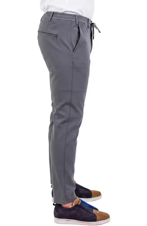 MACEOO Drawstring Stretch Trousers