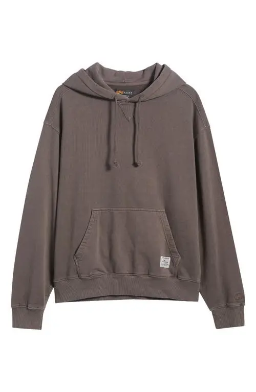 Alpha Industries Essential Cotton Hoodie - Hickory