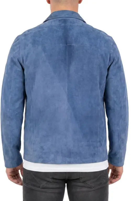MACEOO Leather Zip Jacket