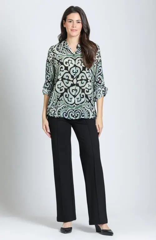 APNY Roll Tab Sleeve Button-up Shirt