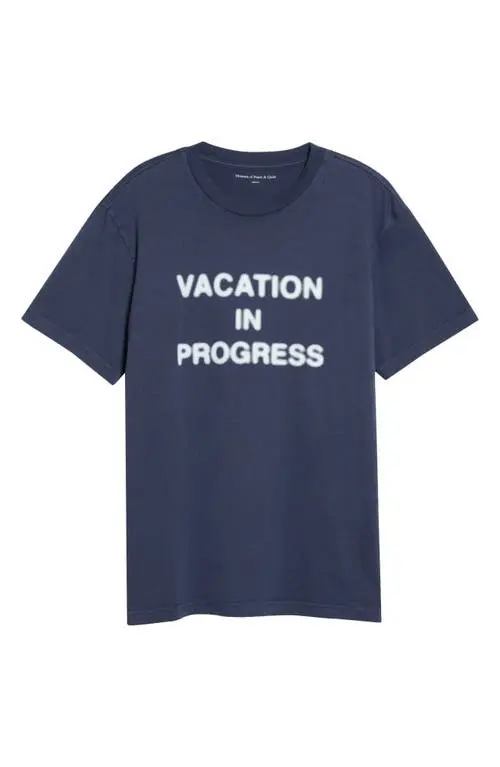 MUSEUM OF PEACE & QUIET Vip Graphic T-shirt - Navy