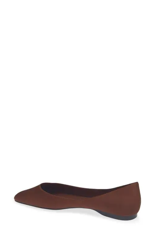 Mango Ebro Square Toe Flat