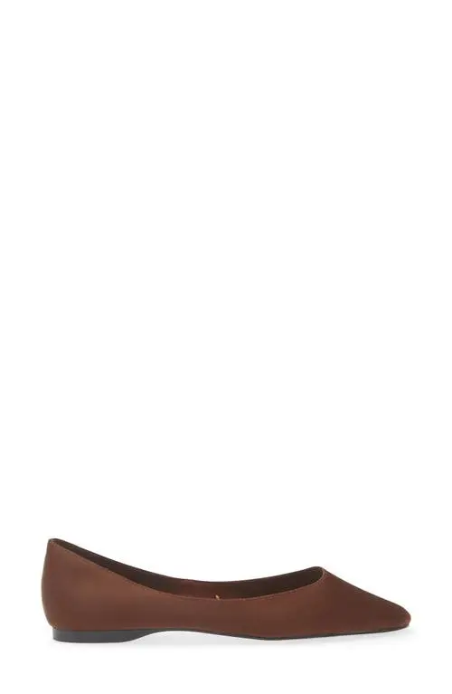 Mango Ebro Square Toe Flat
