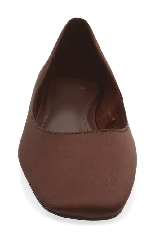 Mango Ebro Square Toe Flat