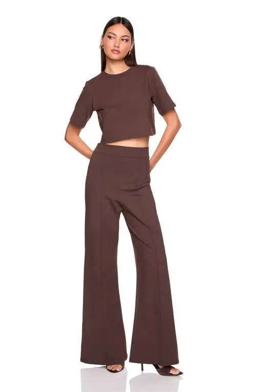 Susana Monaco Flare Leg Seamed Pants - Java