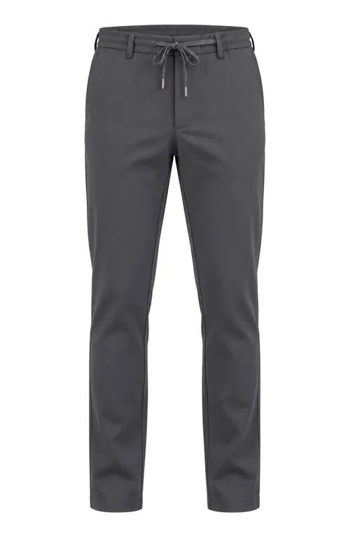 MACEOO Drawstring Waist Performance Pants - Grey