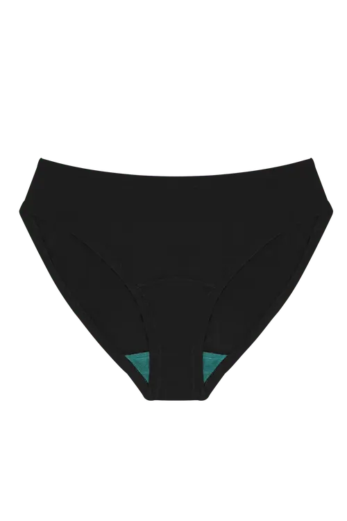 HUHA Low-rise Bikini With Full Coverage Gusset - Black