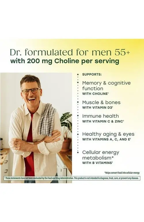 MEGAFOOD Advanced Multivitamin For 55+, Doctor Formulated, Vegetarian