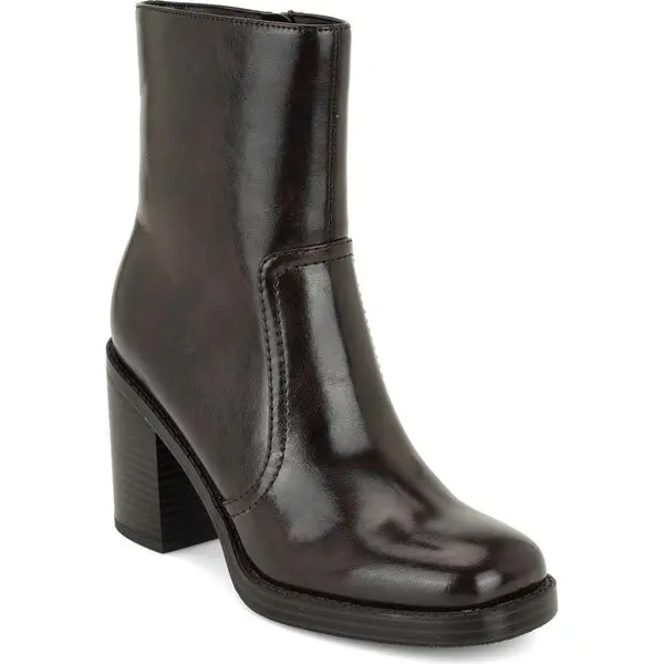 Nine West Boston Faux Leather Bootie - Dbr01
