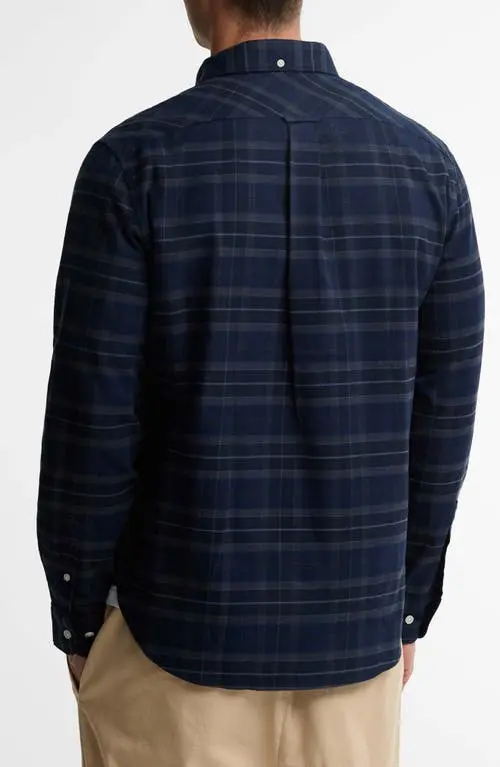Barbour Mineral Tartan Authentic Button Down Shirt - Midnight Loch
