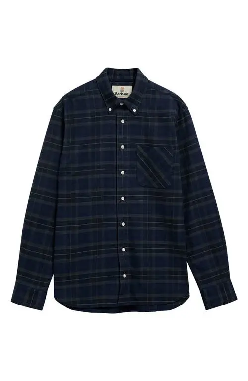 Barbour Mineral Tartan Authentic Button Down Shirt - Midnight Loch