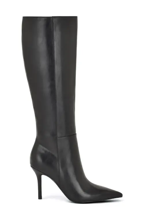 Nine West Gerty Wide Calf Knee High Boot - Blk02