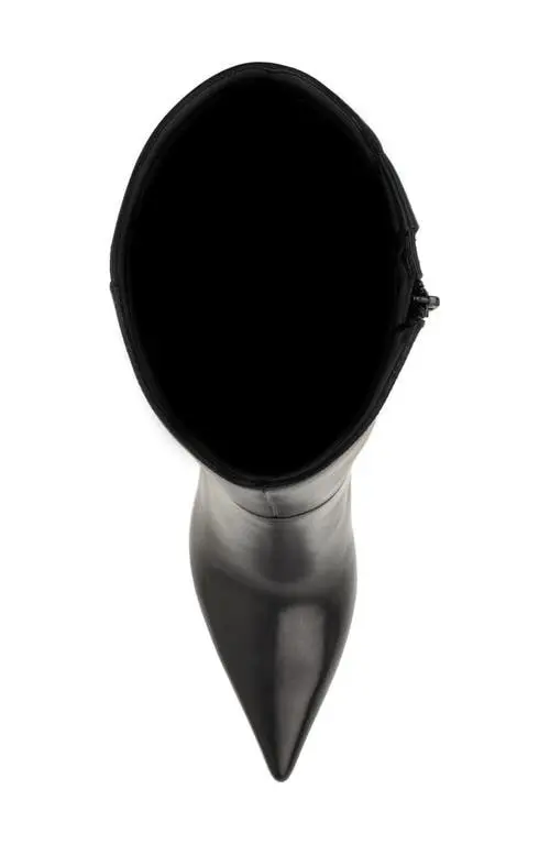 Nine West Gerty Wide Calf Knee High Boot - Blk02
