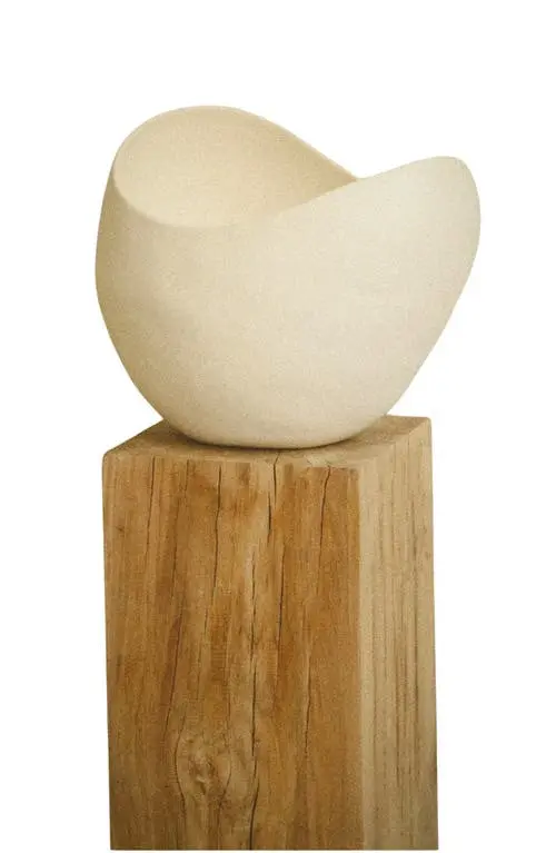 Amen Light Sculpture Candle - Ginger Beige