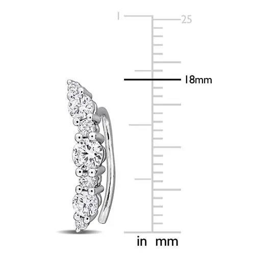 JULIANNA B. Lab-grown Diamond Climber Earrings