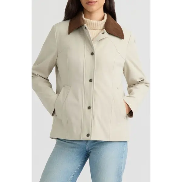 Hunter London Poly Canvas Padded Jacket - Vanilla