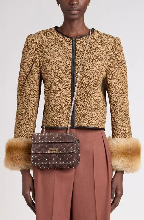 Valentino Garavani Small Rockstud Spike Leather Shoulder Bag