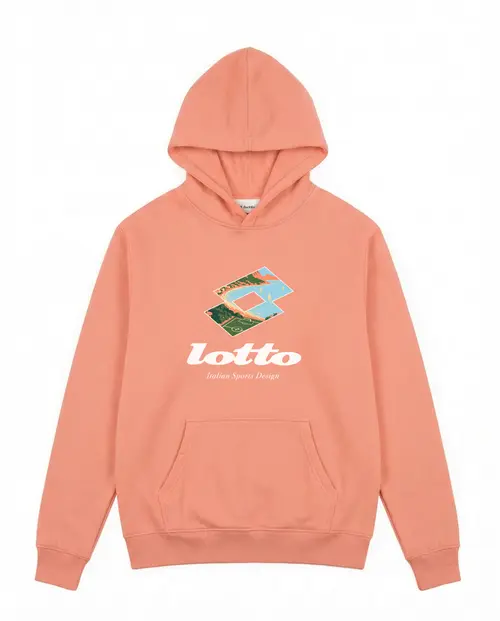 LOTTO Invitational Organic Cotton Hoodie - Pink
