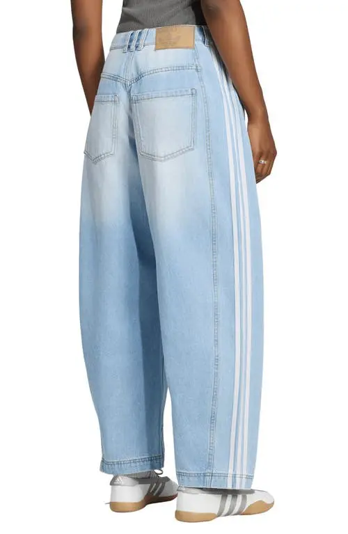 ADIDAS ORIGINALS Barrel Leg Jeans - Light Blue