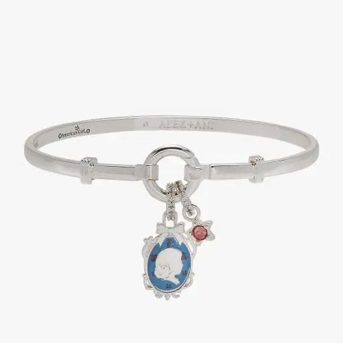 ALEX AND ANI American Girl® Kirsten 'brave' Tension Bangle - Silver