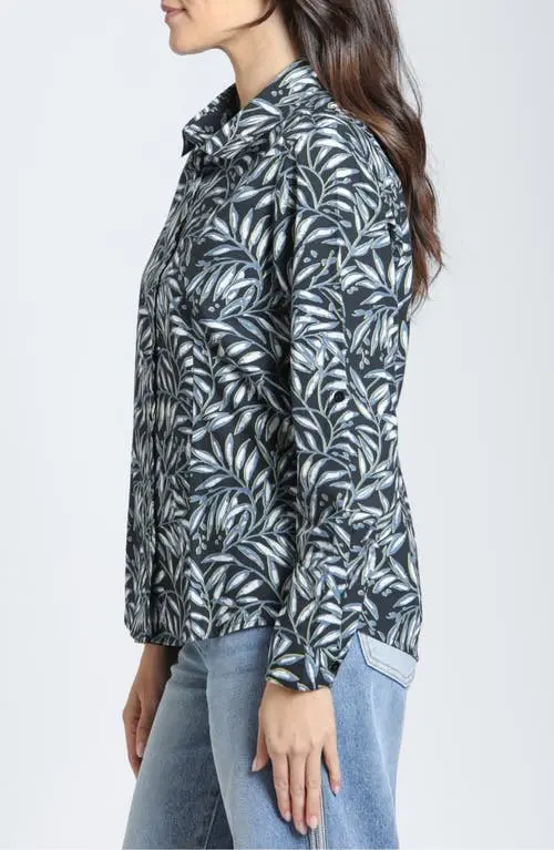 APNY Long Sleeve Cotton Button-up Shirt
