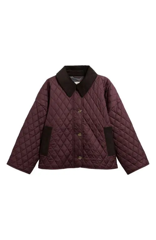 Barbour Moira Quilted Jacket - Fig/shadow Classic