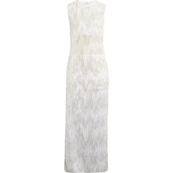 Shona Joy Viva Sequin Detail Sleeveless Gown
